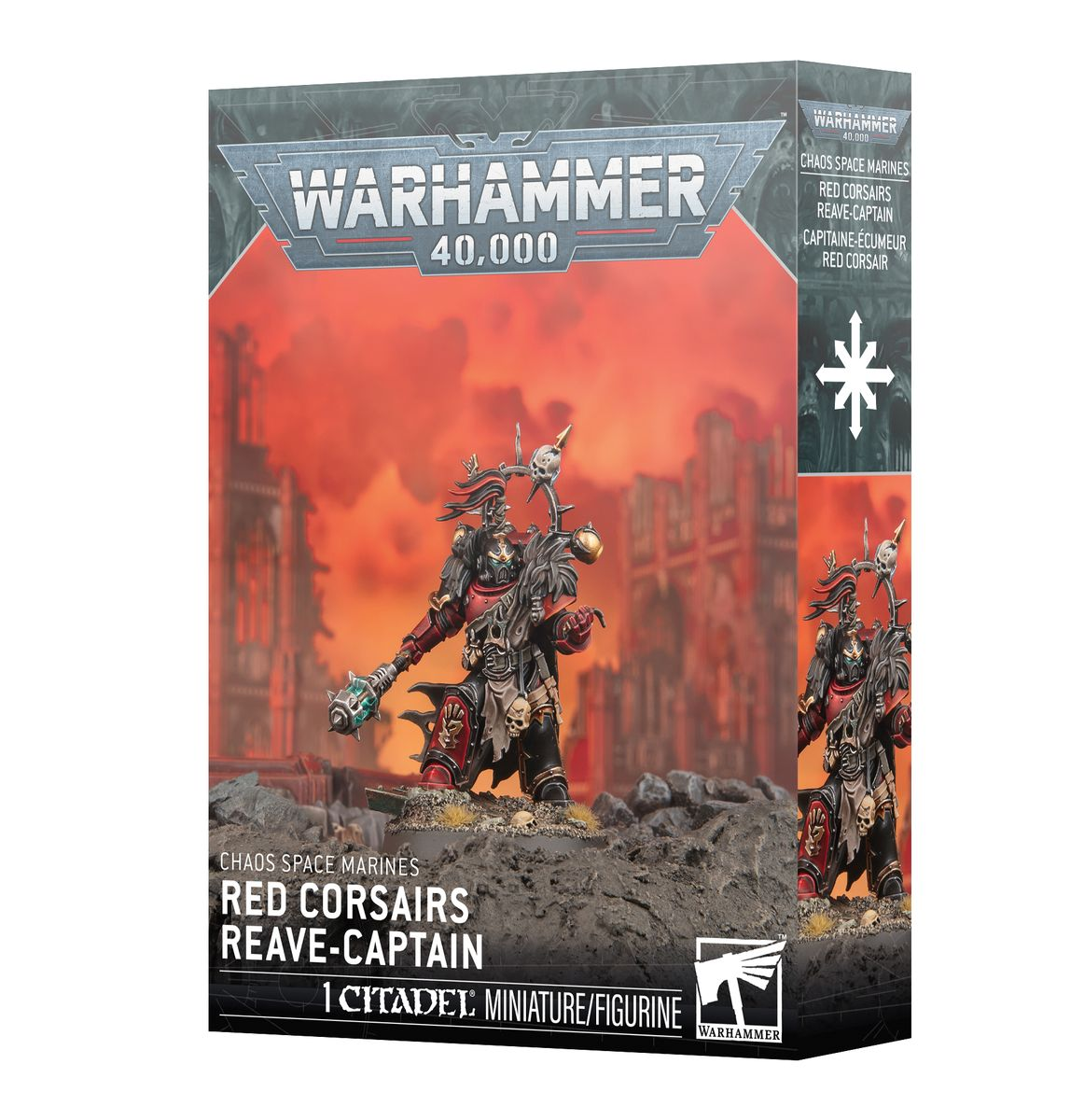 Red Corsairs Reave-Captain - Chaos Space Marines (Warhammer 40,000 ...